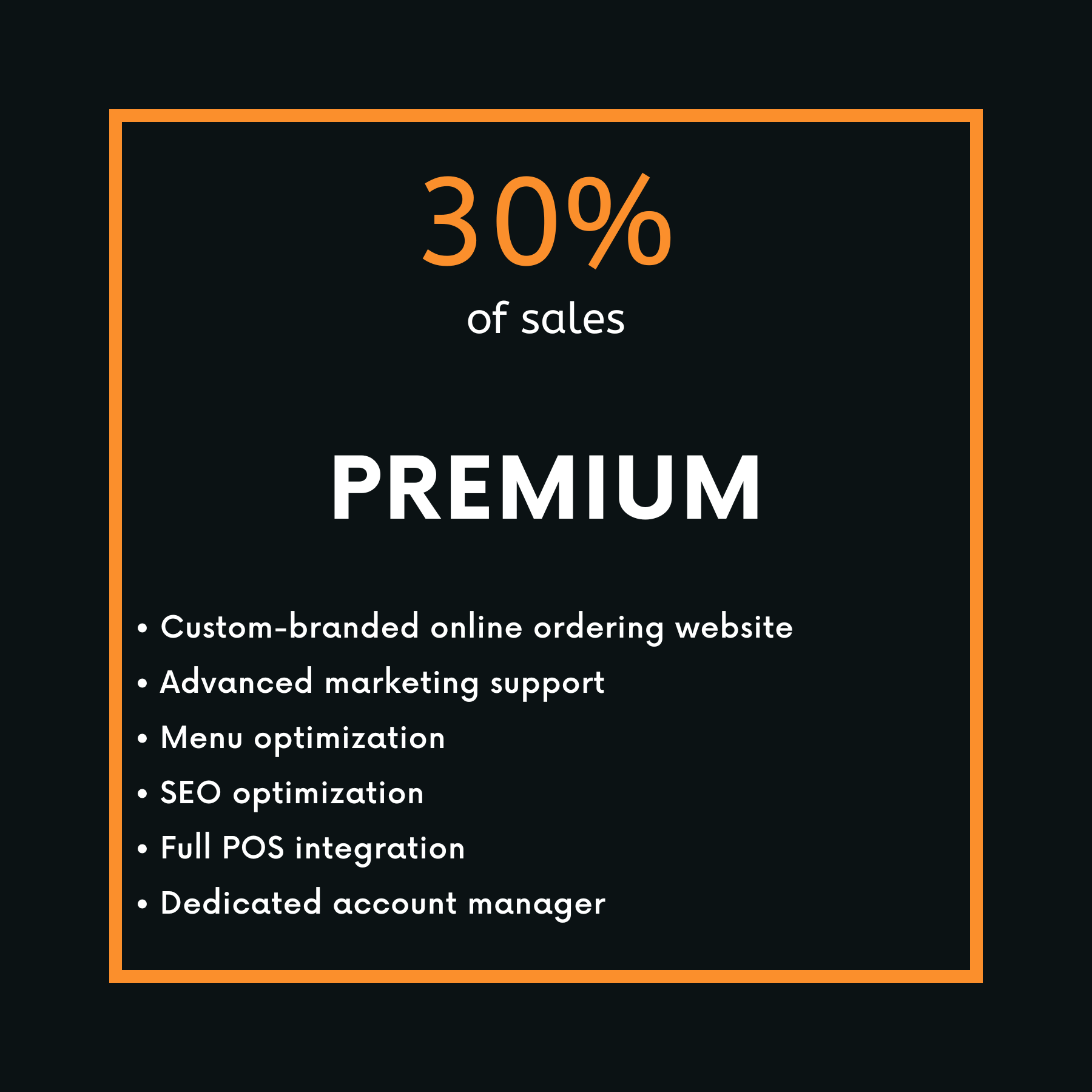 Premium Package – Eaticious – Empower Your Restaurant's